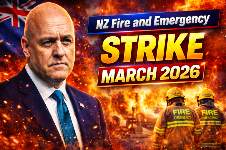NZ Fire and Emergency Strike March 2026: Fire and Emergency New Zealand ...